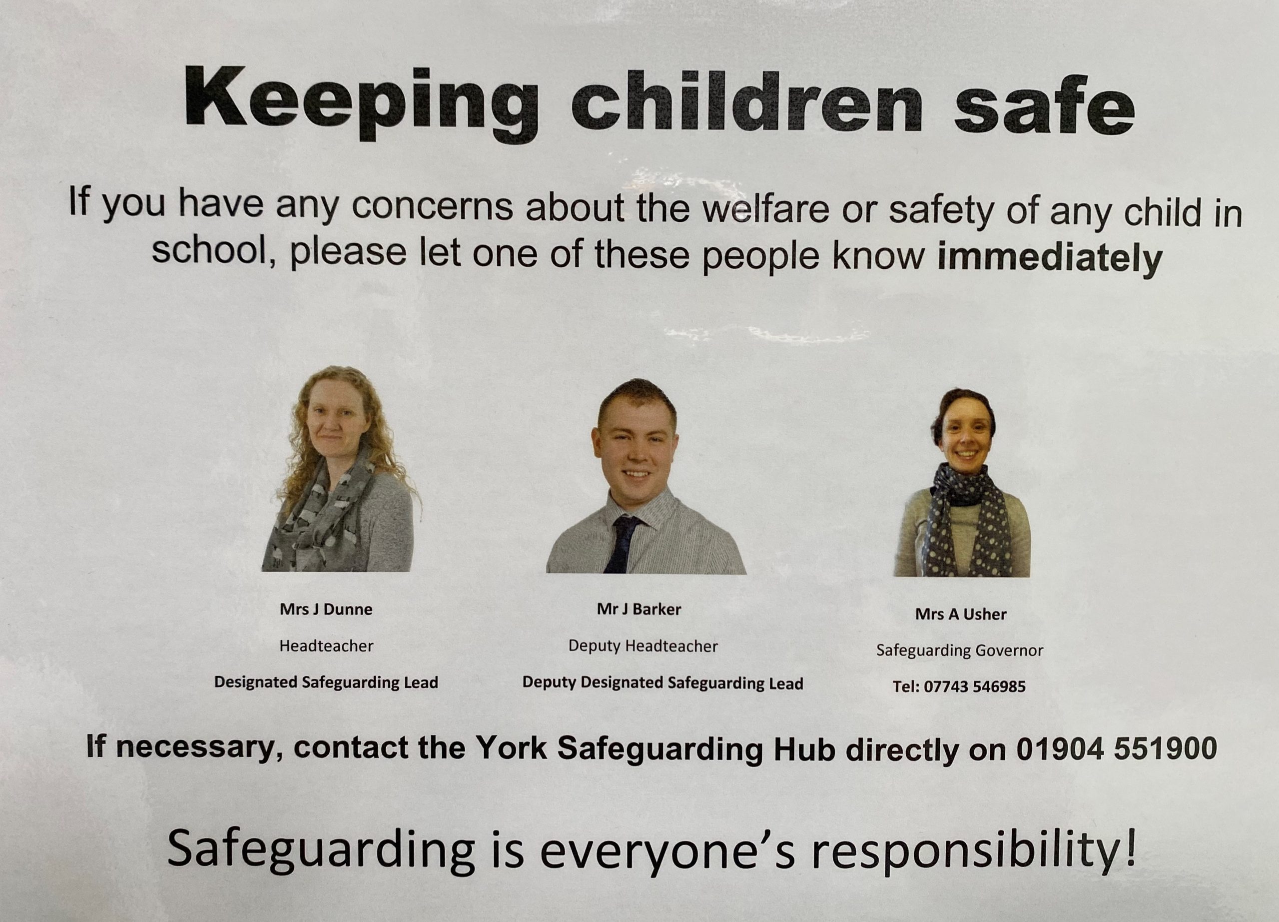 Keeping Children Safe poster 2023 | St. Oswald's CE Primary School